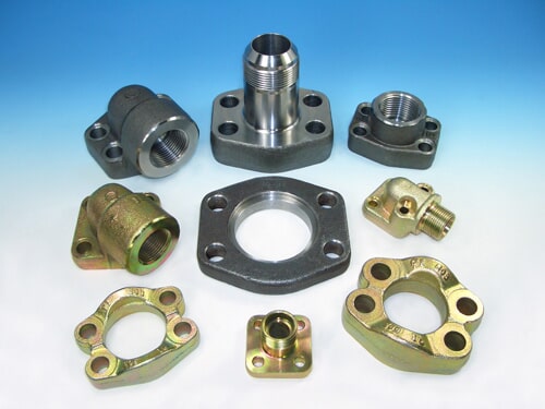 Flanges and block for pumps - Appel & Sons
